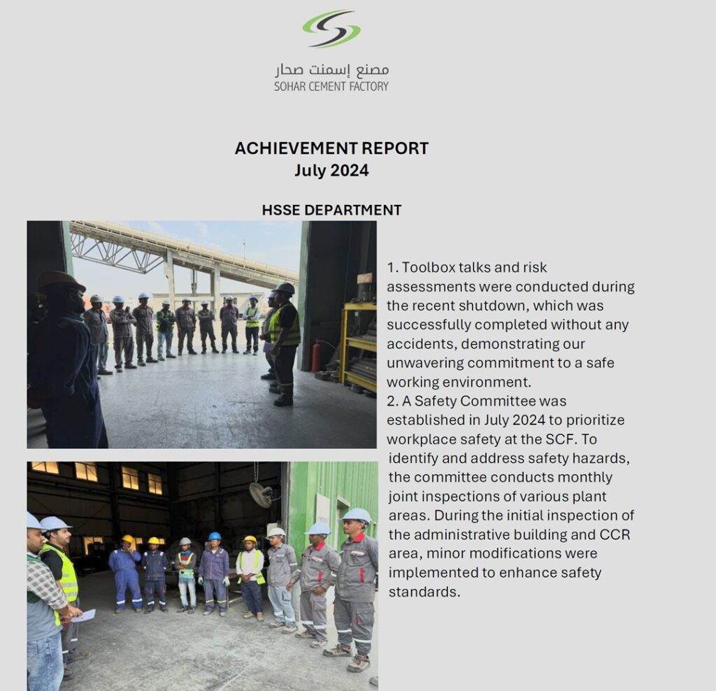 Sohar Cement | Publications Archive - Sohar Cement